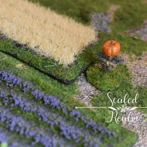 Blue Turf Foliage - Diorama Miniature, Tree Powder, Sponge, Dnd ...