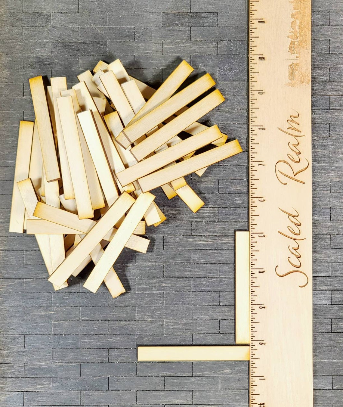 Dollhouse DIY Wooden Planks Flooring - (1:12 Scale), Miniatures, Mini ...