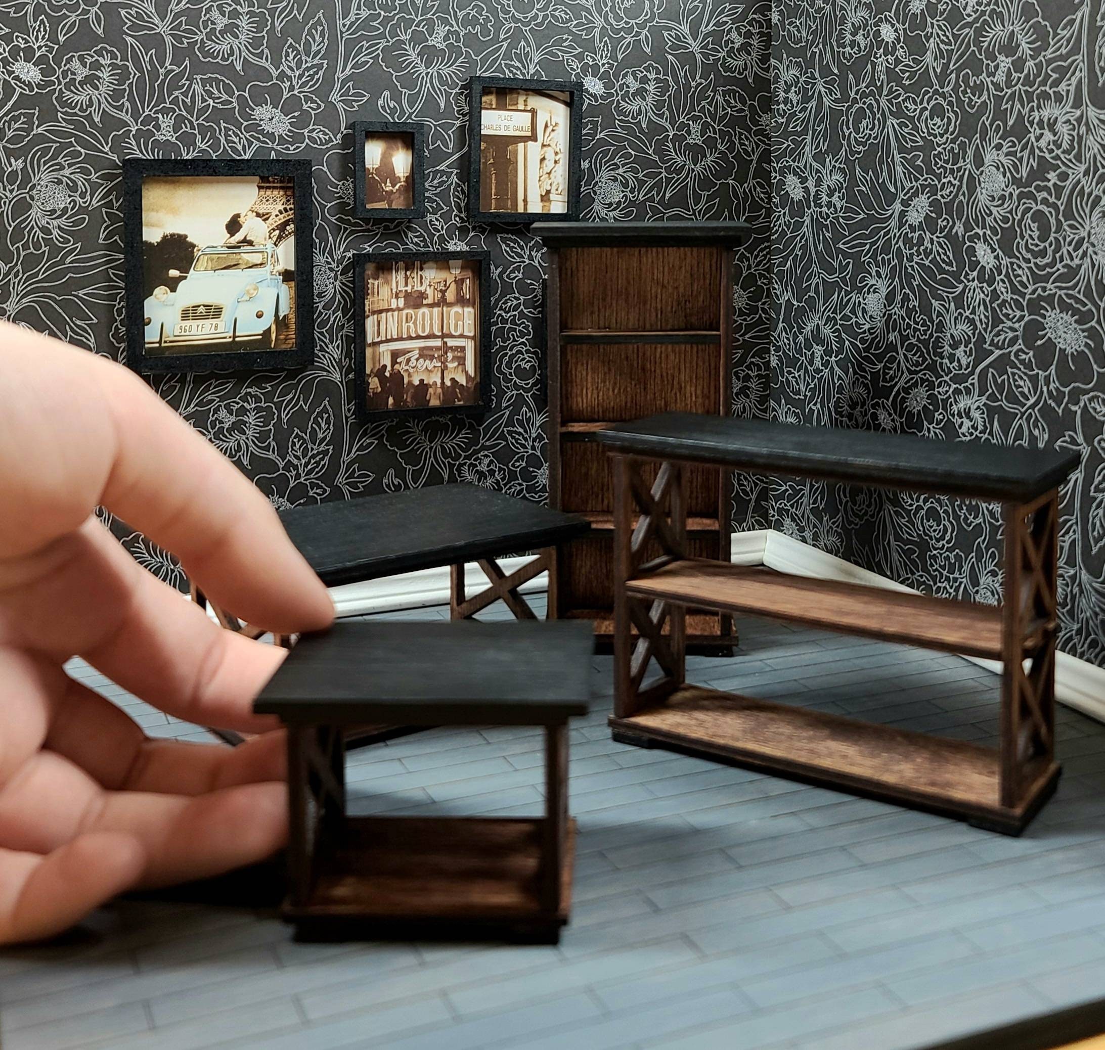 Miniature Dollhouse Furniture - 1:12 Scale, Miniatures, Fairy Garden ...