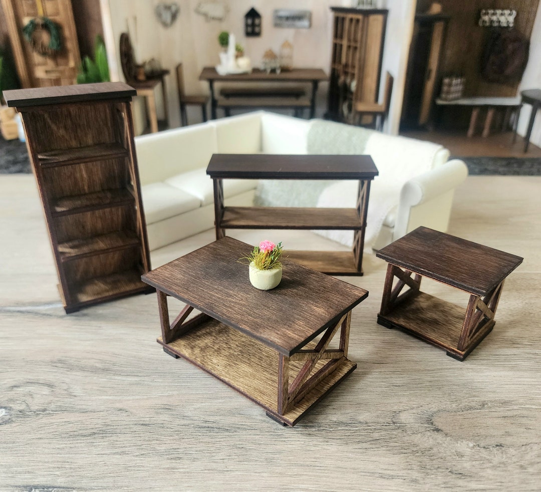 Miniature Dollhouse Furniture Set - 1:12 Scale, Miniatures, Fairy ...