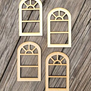 Dollhouse Miniature Windows DIY -dollhouse Miniatures, Fairy Garden ...