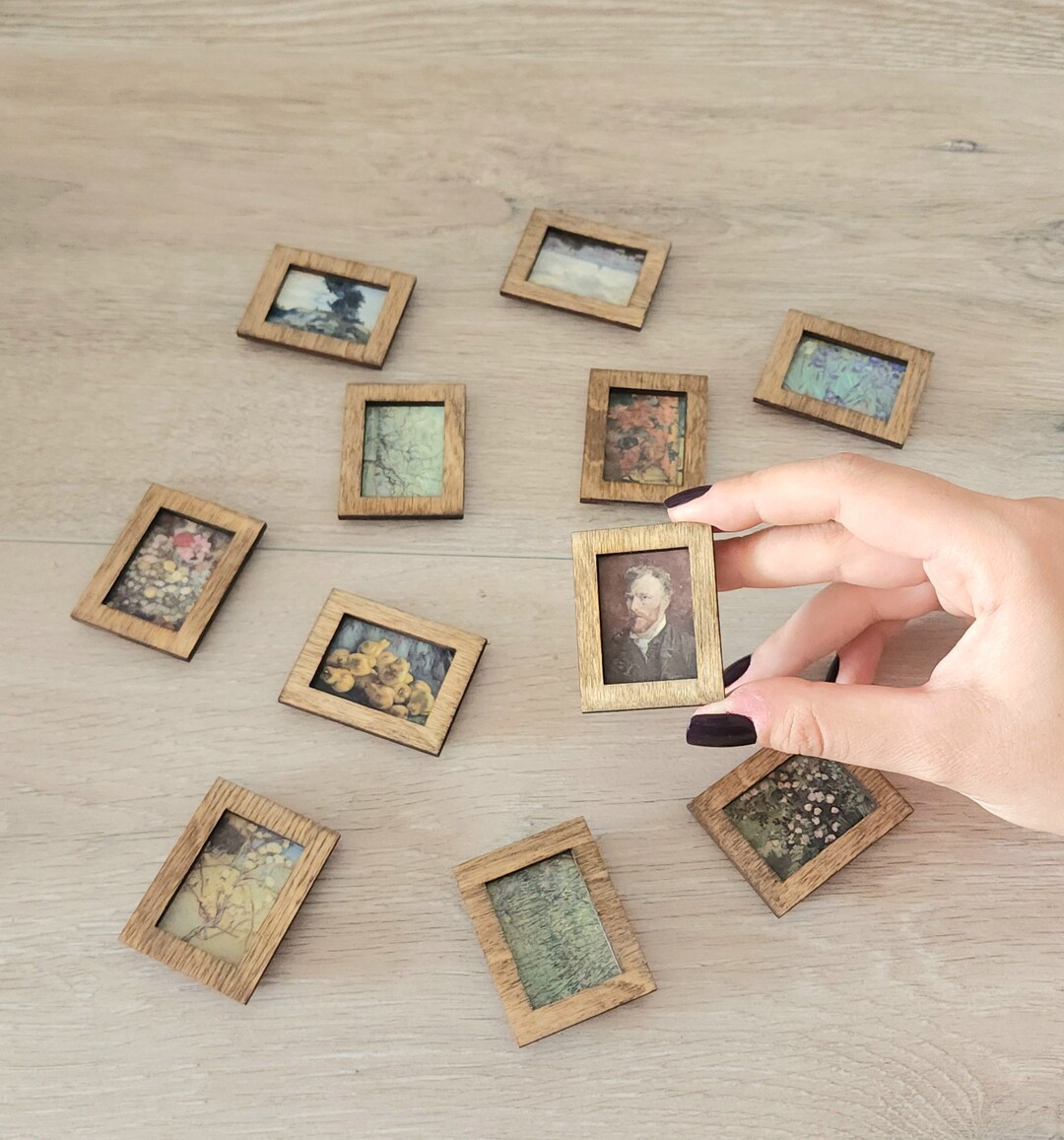 Miniature Van Gogh Wall Decor 1pc Decorations, Dollhouses, 1:12 ...