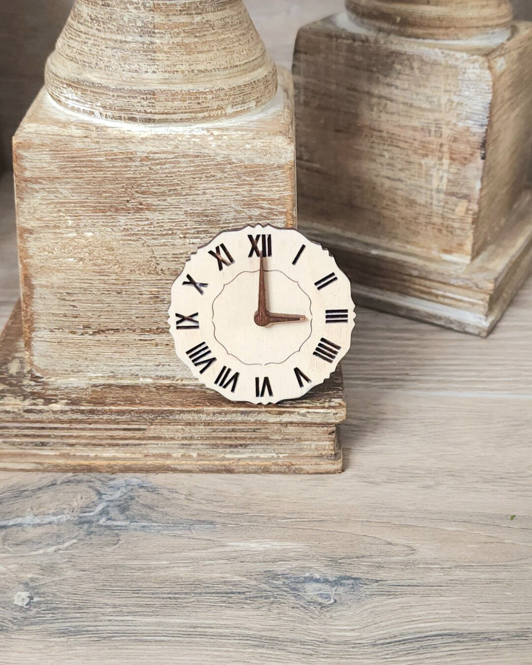 Miniature Wall Clock - Decorations, Dollhouses, 1:12, Furniture, Wall ...