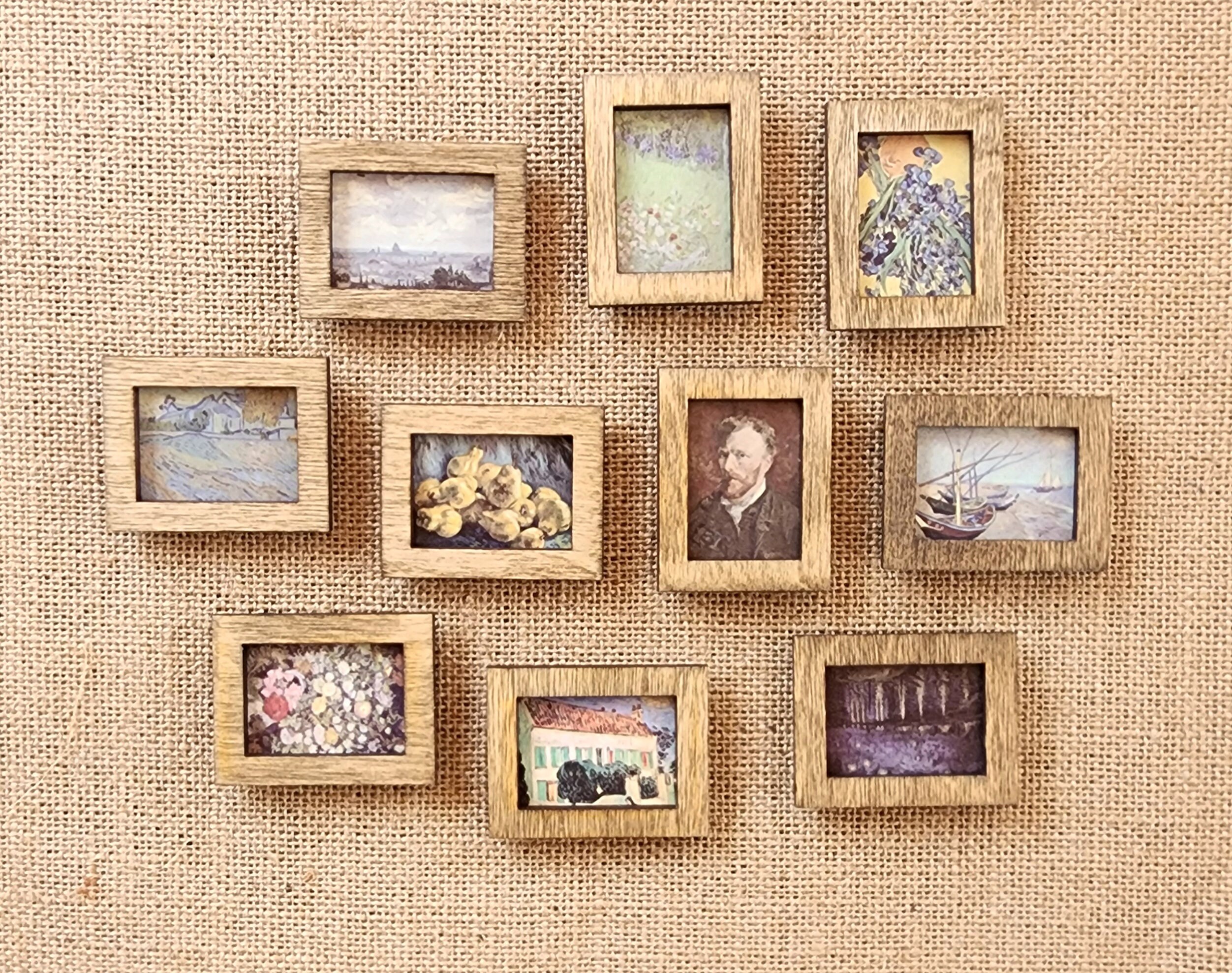 Miniature Van Gogh Wall Decor (1pc) - Decorations, Dollhouses, 1:12 ...