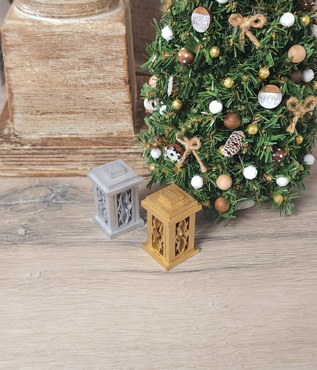 Miniature Dollhouse Lantern (1pc) - 1/12 Miniatures, Fairy Garden ...