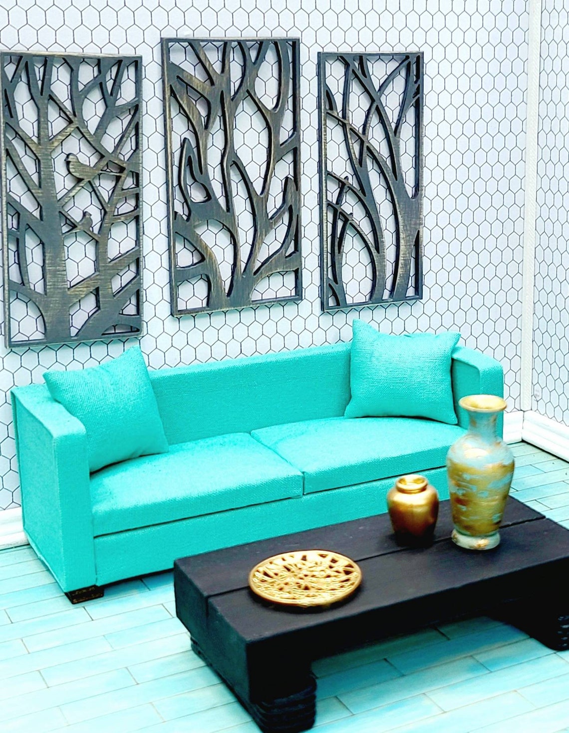 Miniature Tree Wall Art - Miniature Decorations, Dollhouses, Miniatures ...