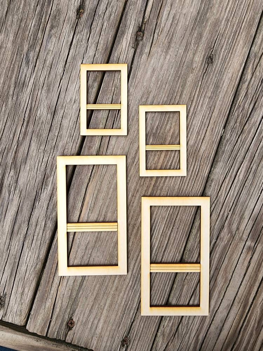 Dollhouse Miniature Windows DIY -dollhouse Miniatures, Fairy Garden ...