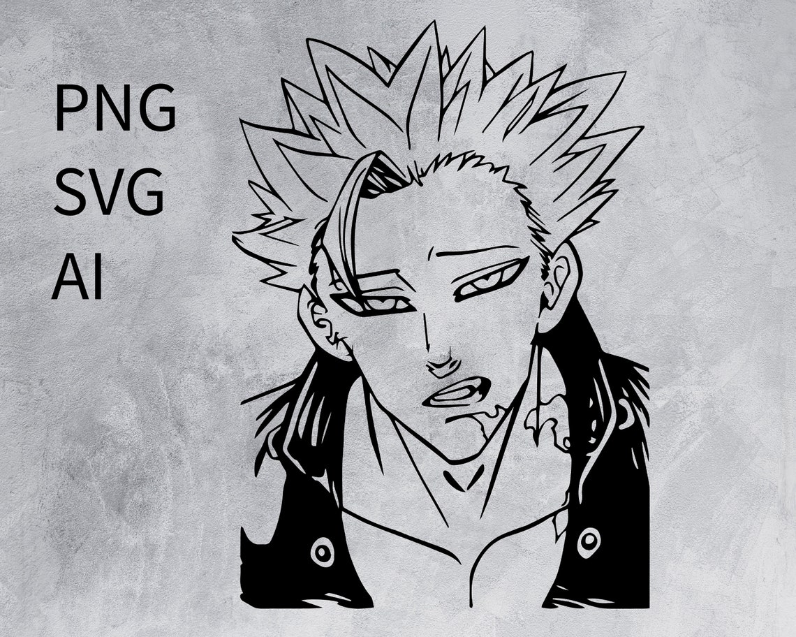 BAN svg seven sins deadly svg nanatsu no taizai svg | Etsy