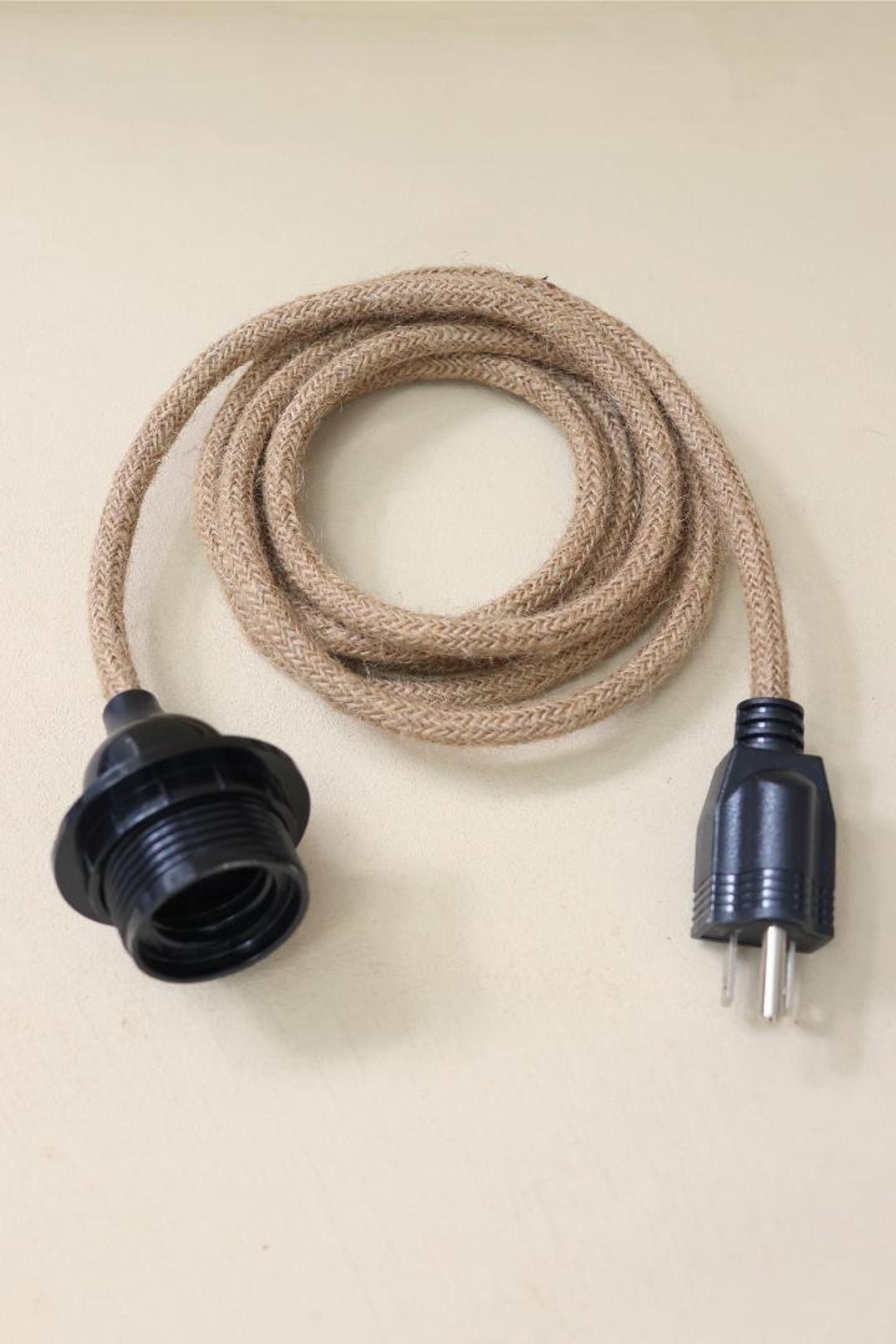 Plug in Electrical Cable - Jute Covered | UL Listed AU & US Plug-in - Etsy