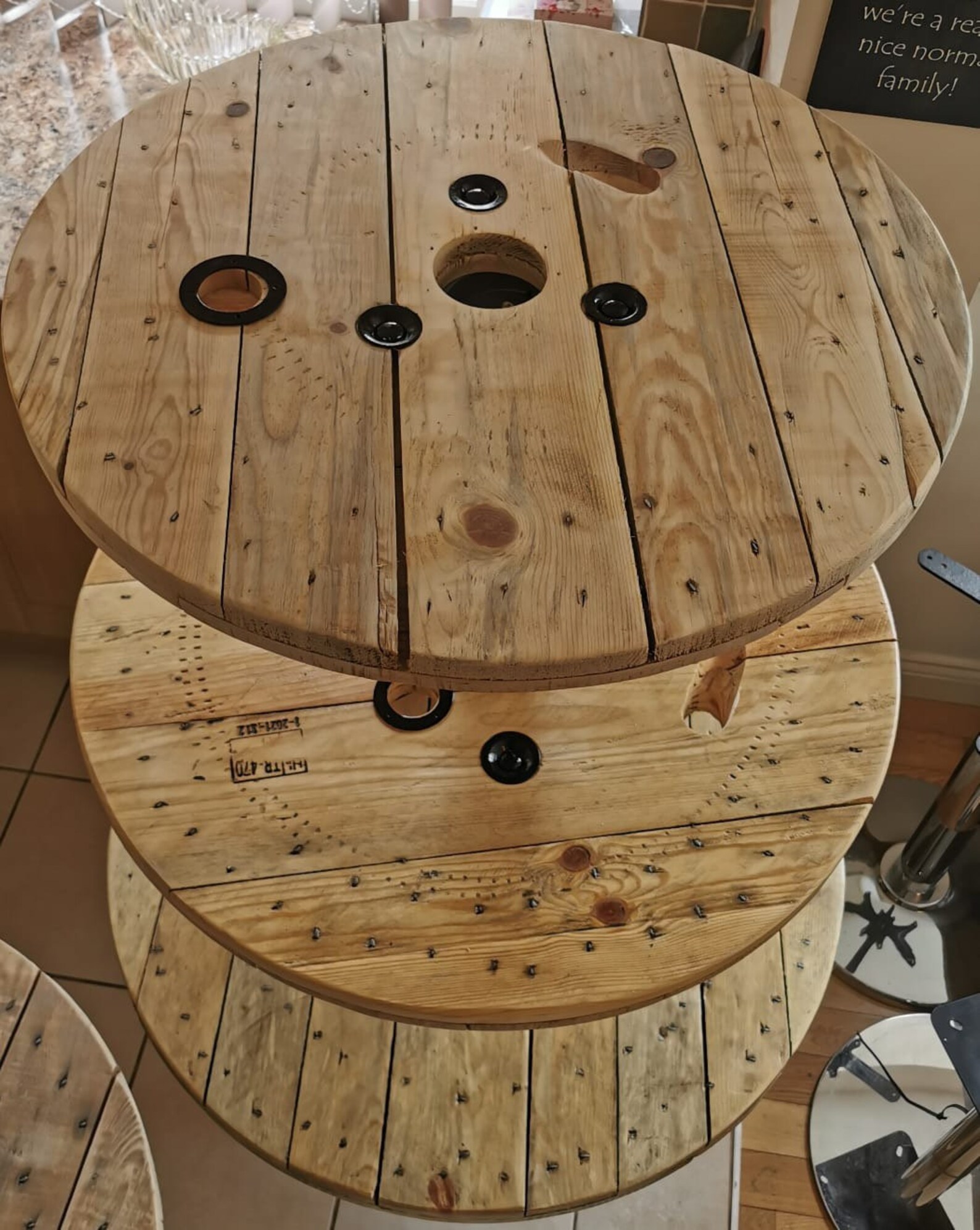 Wooden Round Display Stand for Shop Studio Hotel Event Wedding - Etsy UK