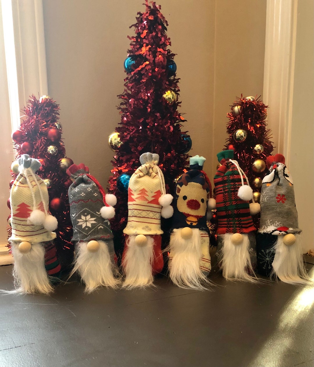Mismatch Faceless Gnomes/ Christmas Gnomes/ Handmade Christmas ...