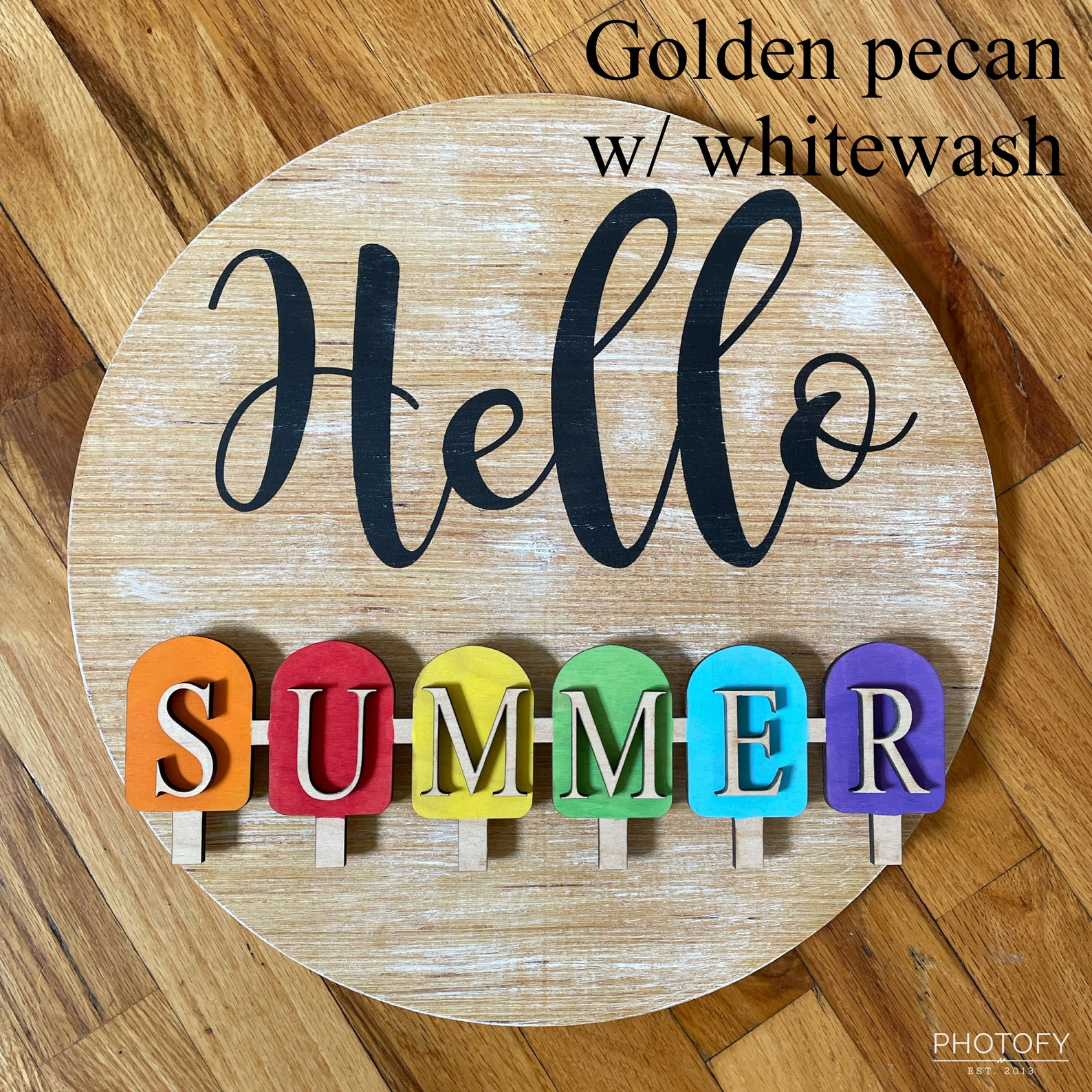 Interchangeable Seasonal Sign Wood Interchangeable Hello - Etsy