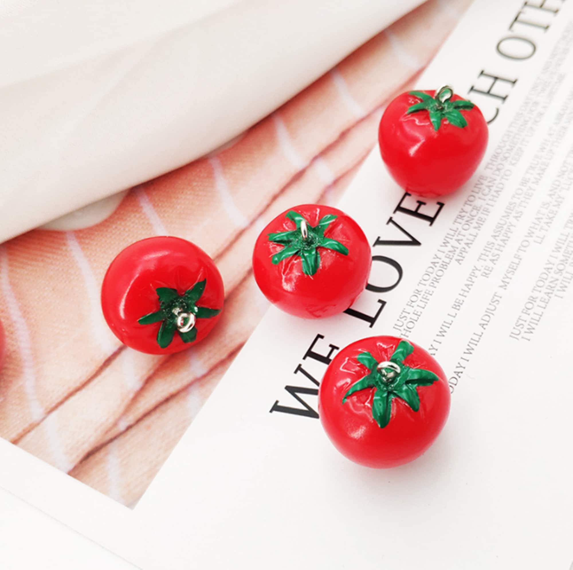 22MM Fruit Charmsfruit & Vegetable Charm Pendantcute Veggie - Etsy