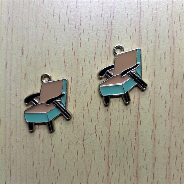 Enamel Chair Charm - Etsy