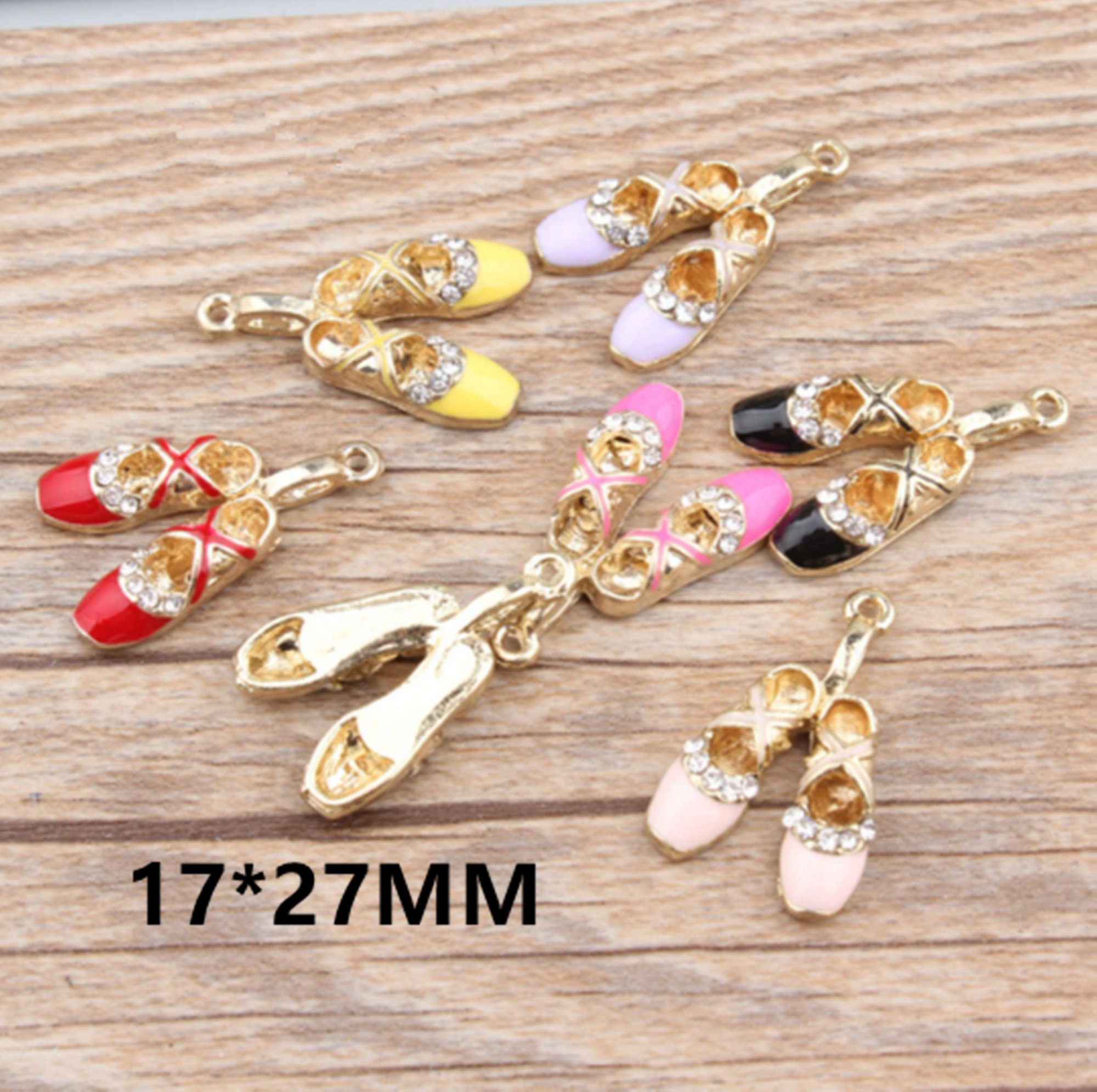 10 30 Ballet Shoes Charms Pendants,ballerina Slipper Ballet Shoe ...