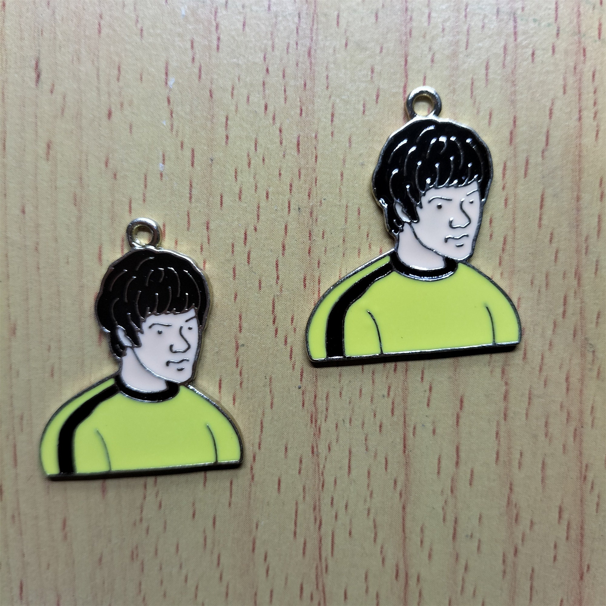 10 Cartoon Character Charmsenamel Figure Charm Bracelet DIY - Etsy