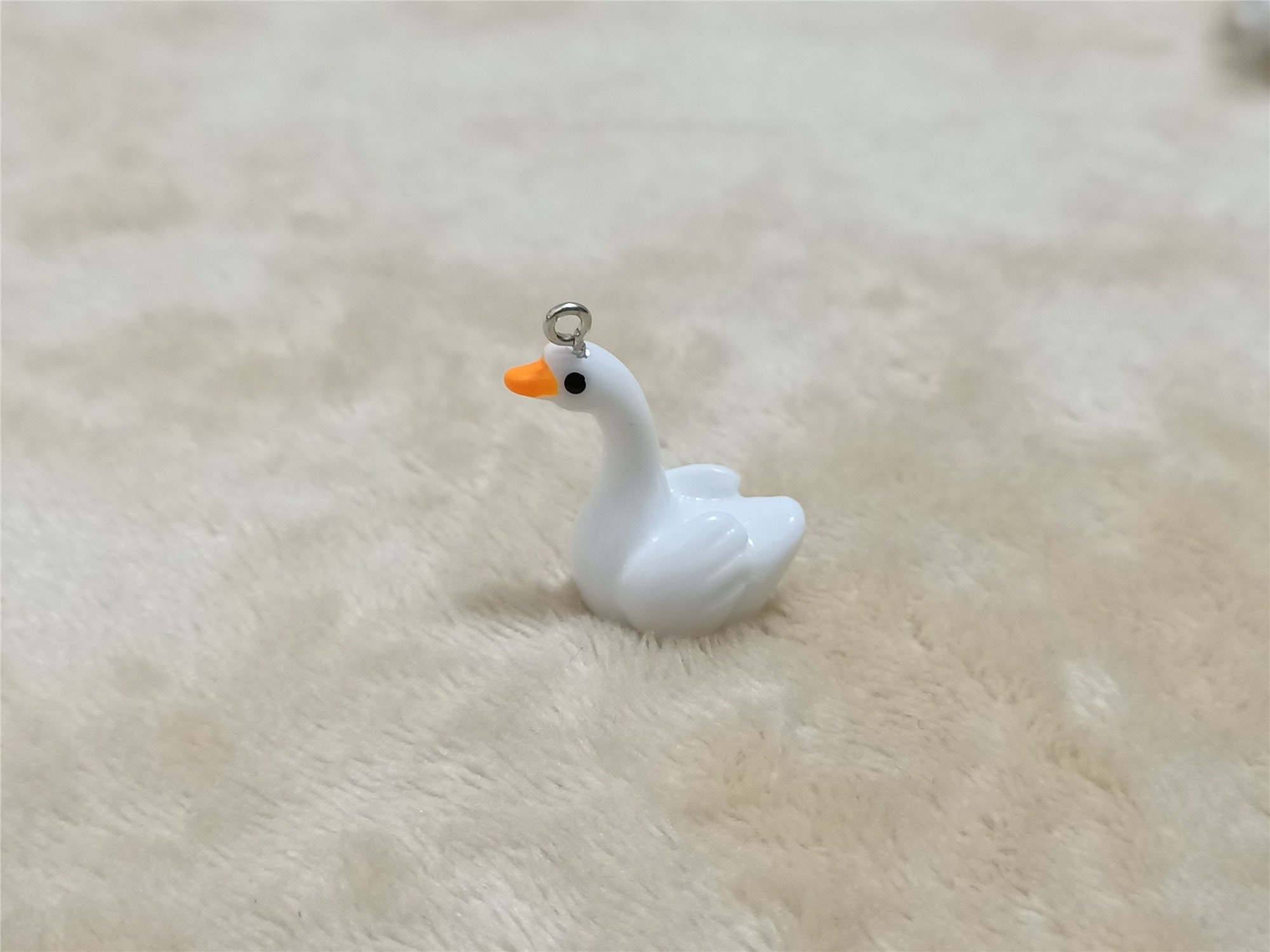 10pcs/lot 3D Small Duck Resin Charms Pendants Animal Dangle for DIY ...
