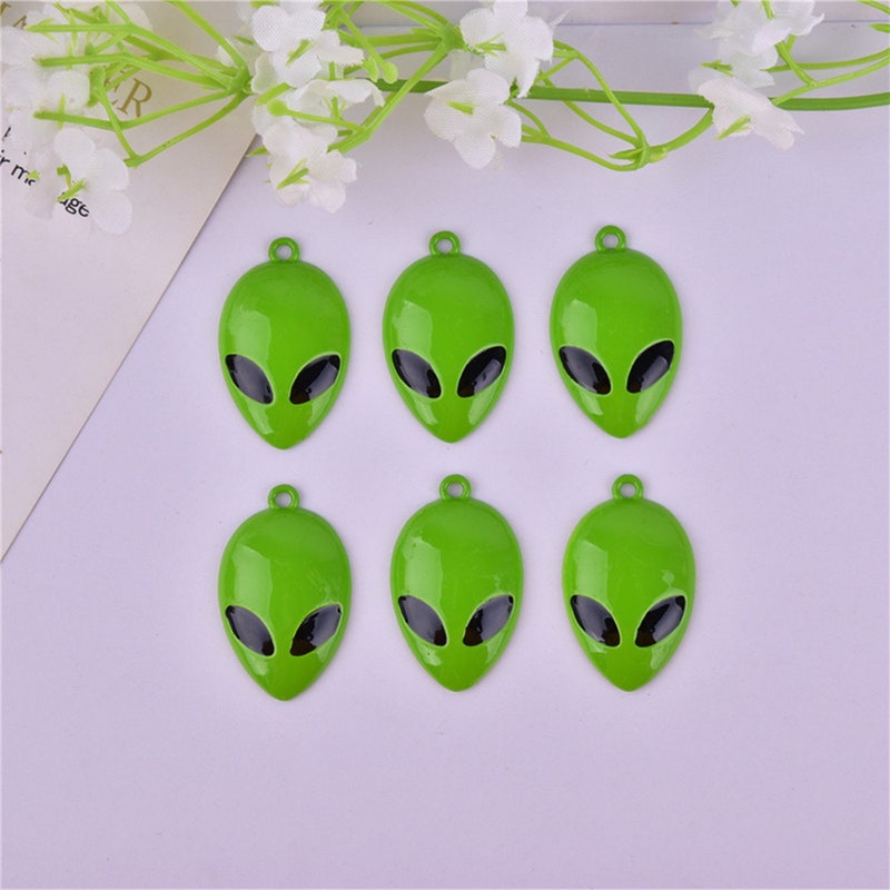Alien Charm - Etsy