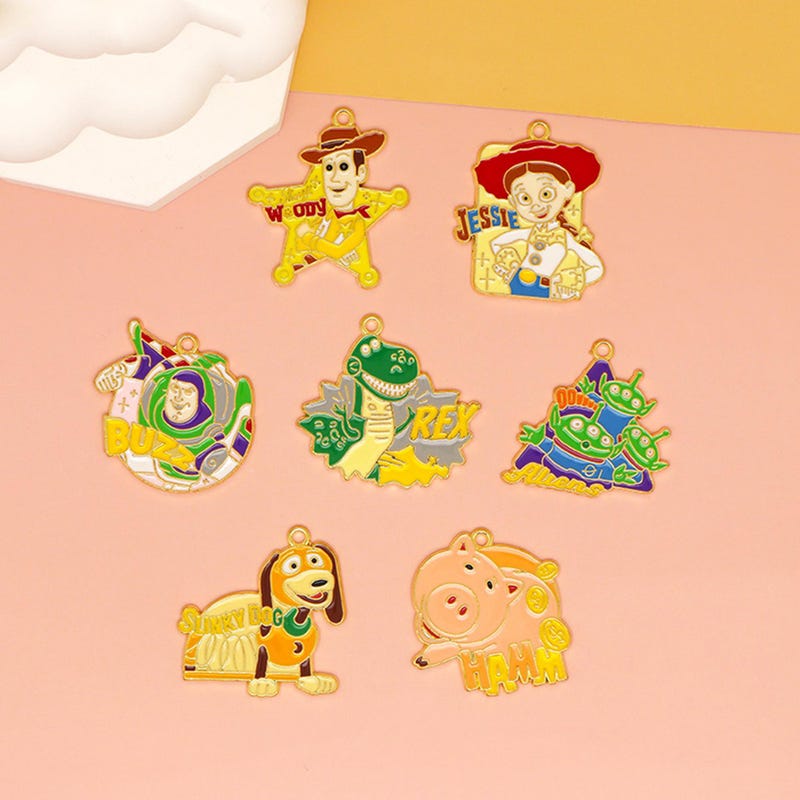 Enamel Pendant Cartoon - Etsy