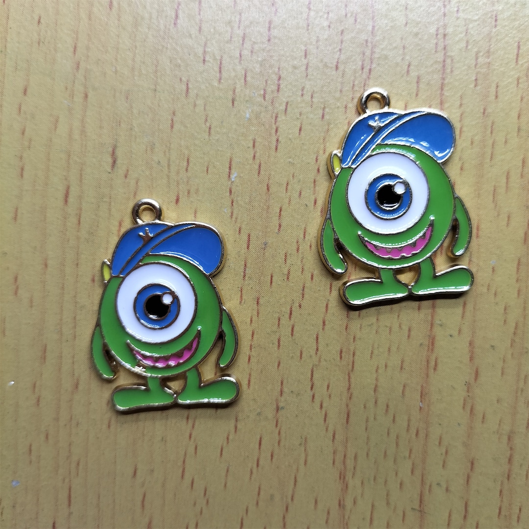 10pcs Gold Animal Charms Metal Enamel Cartoon Charm for Making Crafting ...