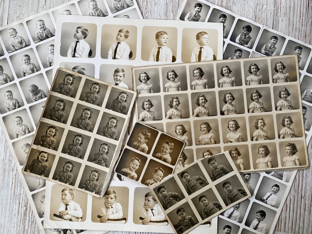 Digital Download Photo Contact Sheets Children - Etsy