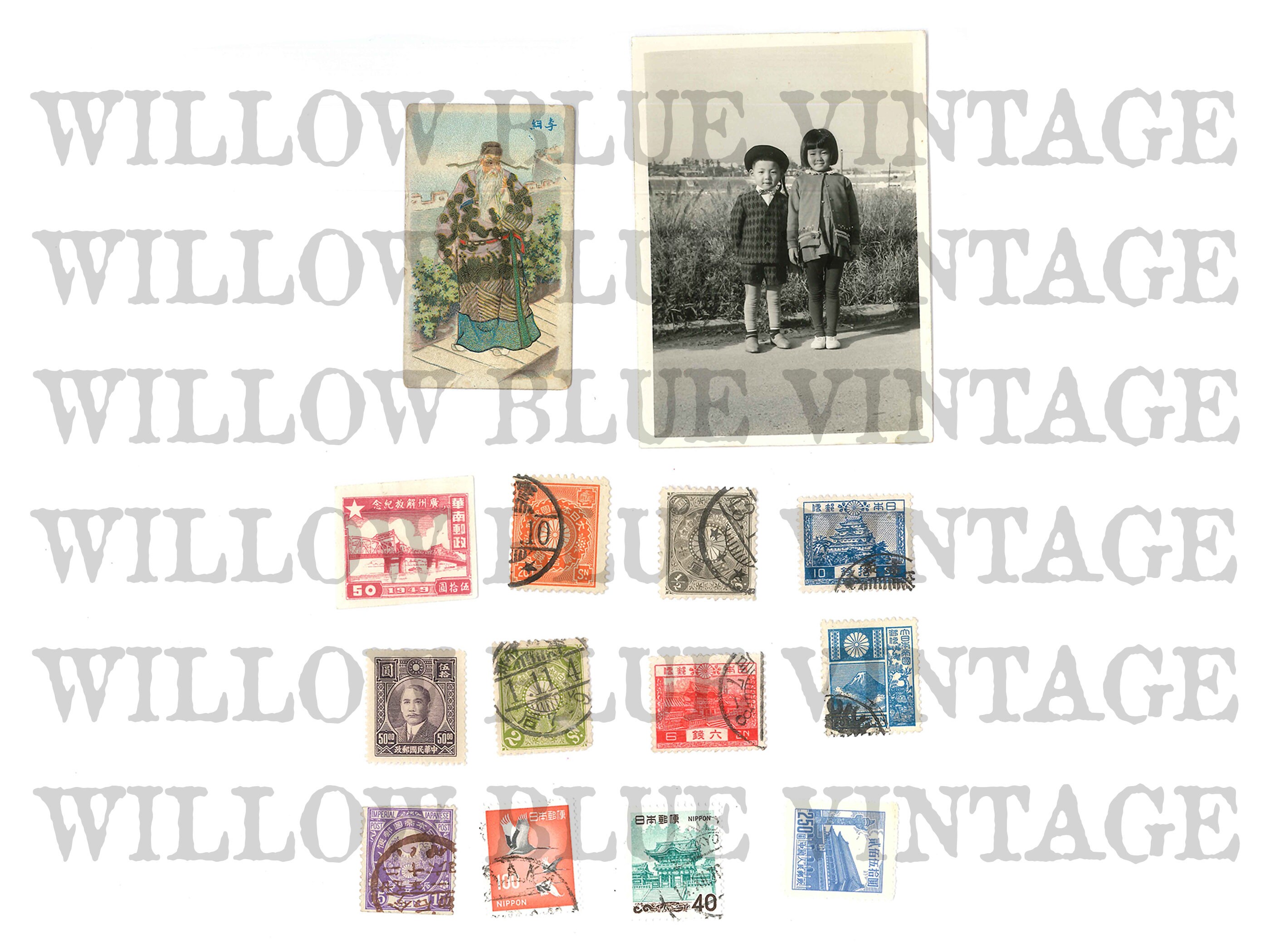 Digital Download Antique Japanese Ephemera Photos | Etsy UK