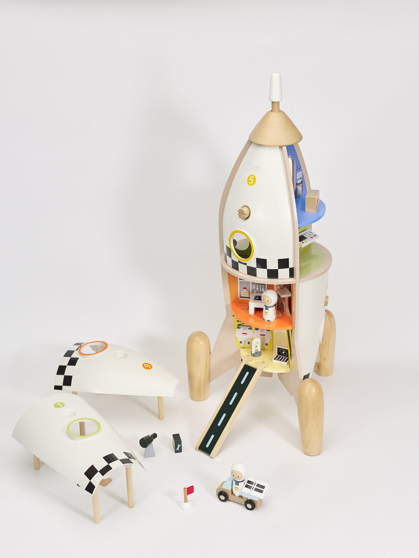 Personalised Wooden Large Rocket Ship House - Etsy UK