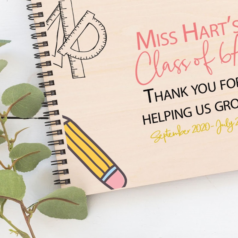 Personalised Teacher's Class Memory Scrapbook - Etsy UK