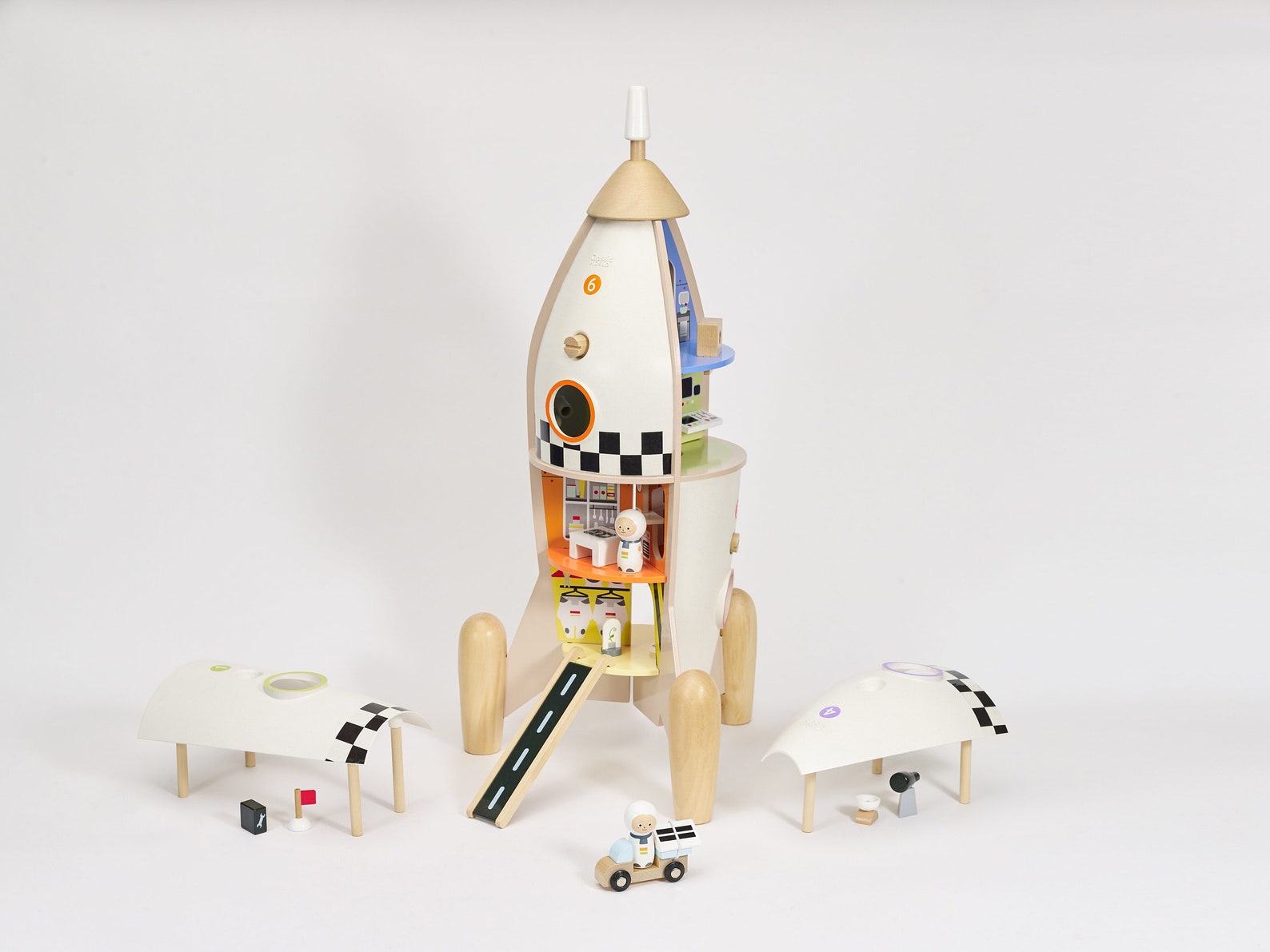 Personalised Wooden Large Rocket Ship House - Etsy UK