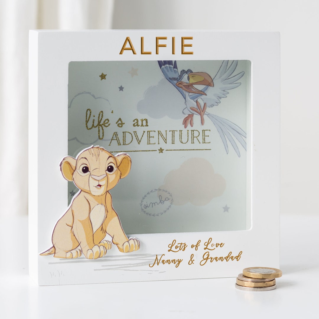 Personalised Disney Lion King Simba Money Box - Etsy
