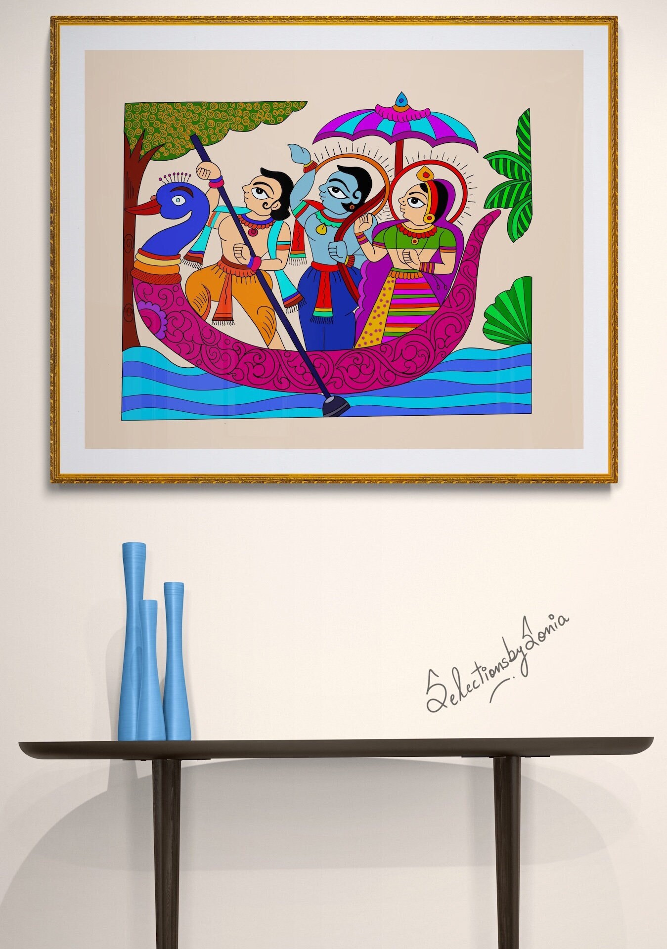 Indian Folk Art, Rajasthani Folk Art, Indian Wall Decor, Folk Art ...