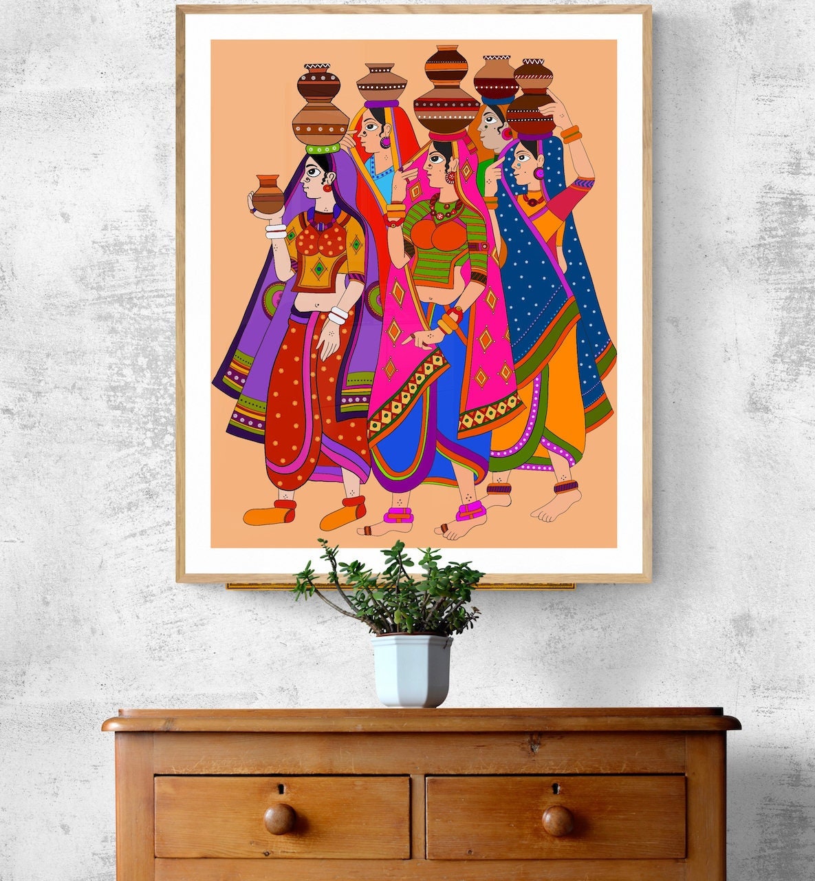 Indian Folk Art, Indian Wall Decor, Folk Art, Indian Traditional Art ...