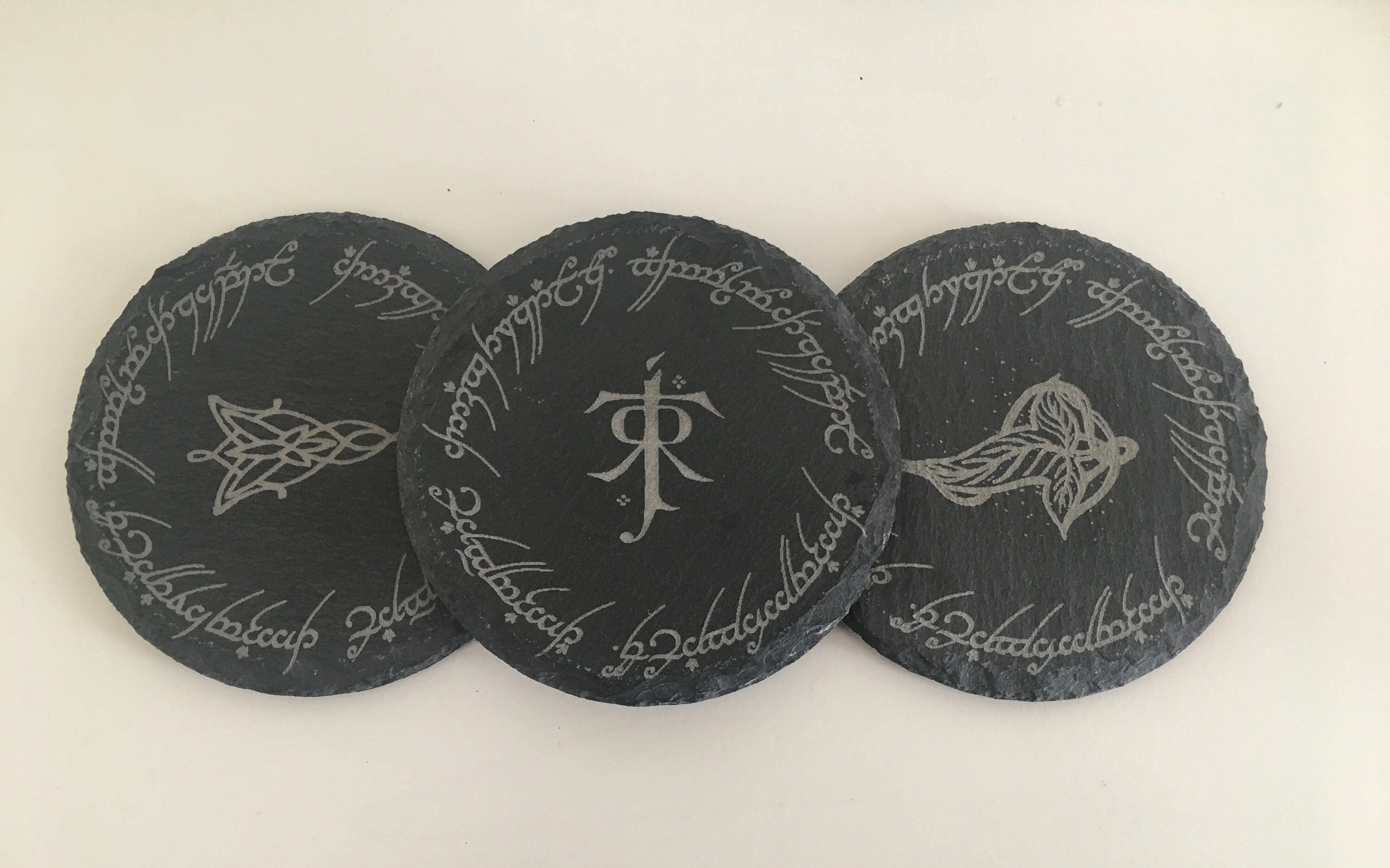 Lord the Rings Slate Coaster Sets - Etsy