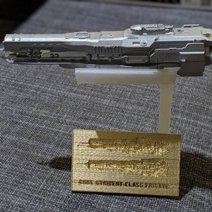 HALO UNSC Strident Class Frigate Model With Custom Display Stand - Etsy