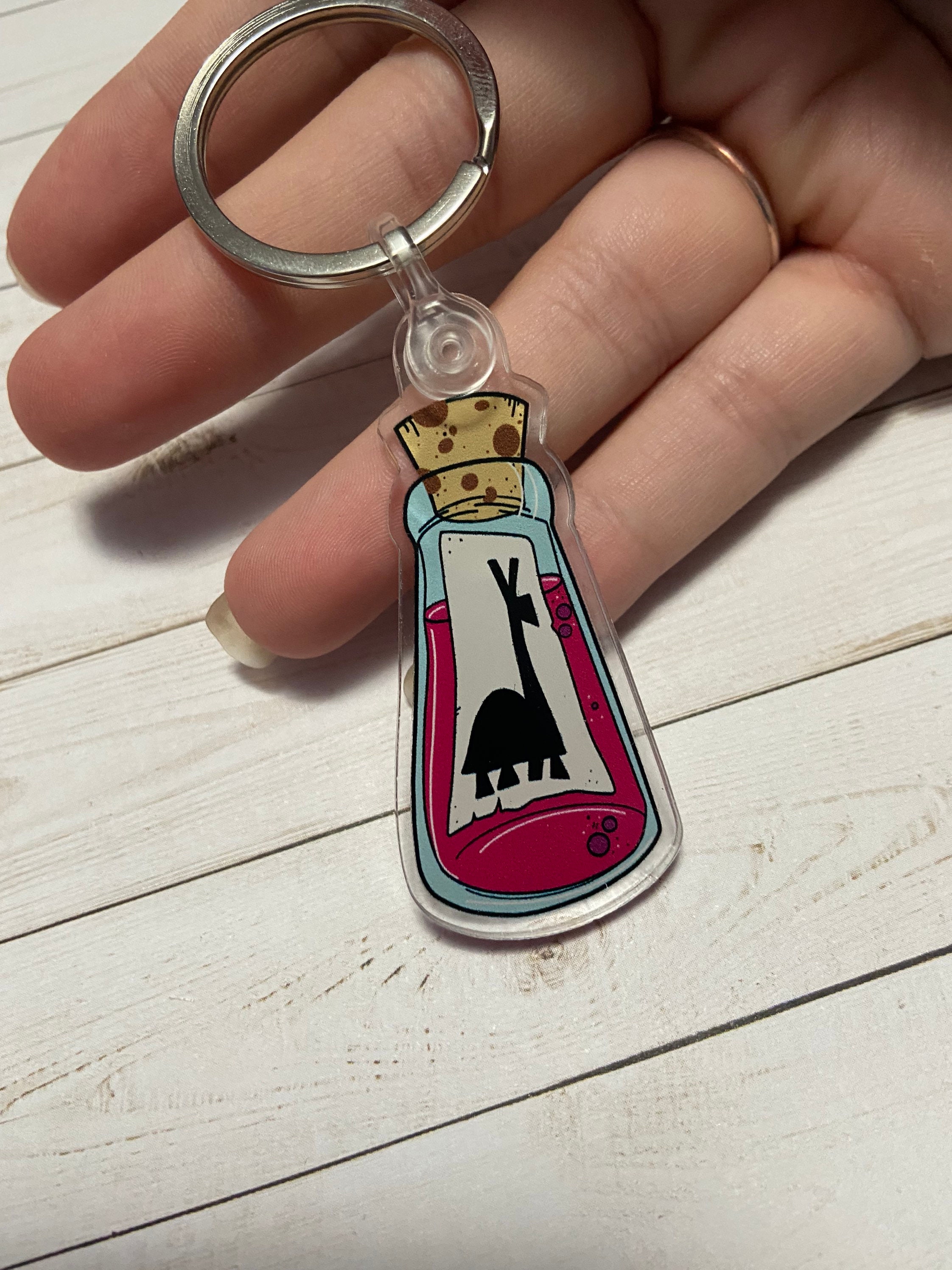 Llama Potion Keychain Acrylic l Potion for Kuzco Emperors New | Etsy