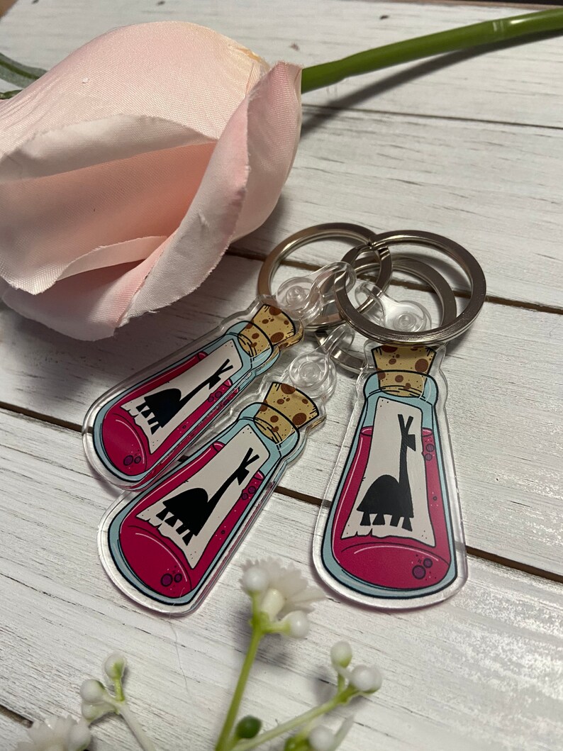 Llama Potion Keychain Acrylic L Potion for Kuzco Emperors New - Etsy