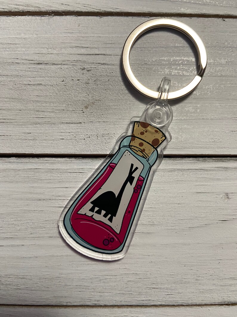 Llama Potion Keychain Acrylic L Potion for Kuzco Emperors New - Etsy