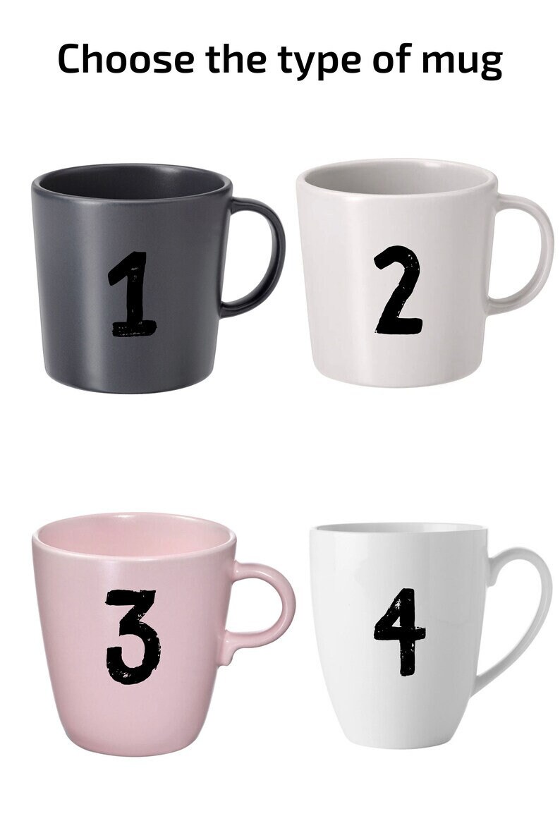 Letter Mug 3D Coffee Cup Character Mug | Etsy