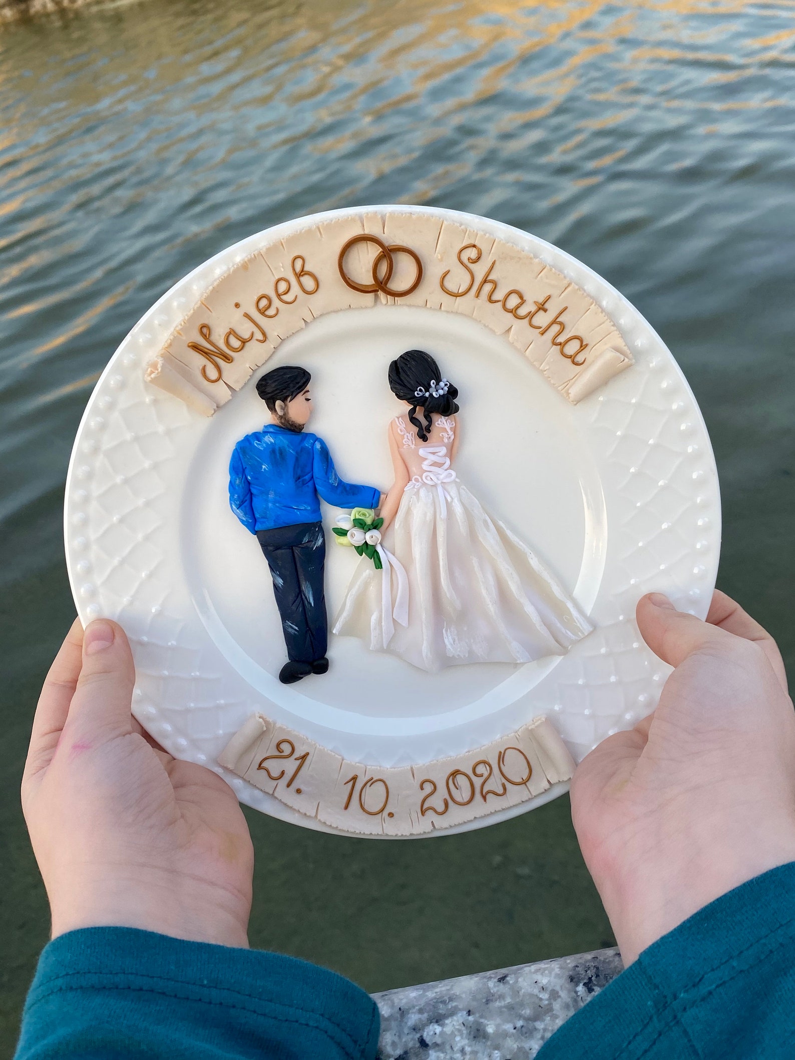 Personalized Wedding Plate Custom Plate Name Plate Occasion | Etsy