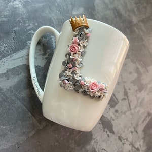 Letter Mug 3D Coffee Cup Character Mug | Etsy