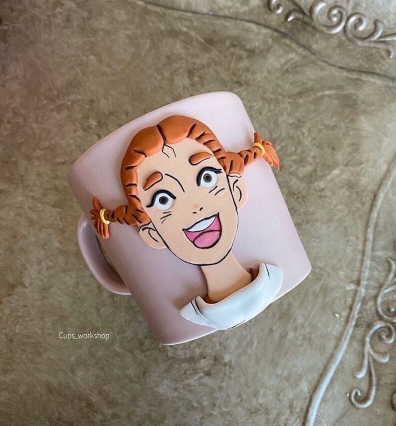 Personalized Clay Mug Polymer Clay Coffee Cup | Etsy