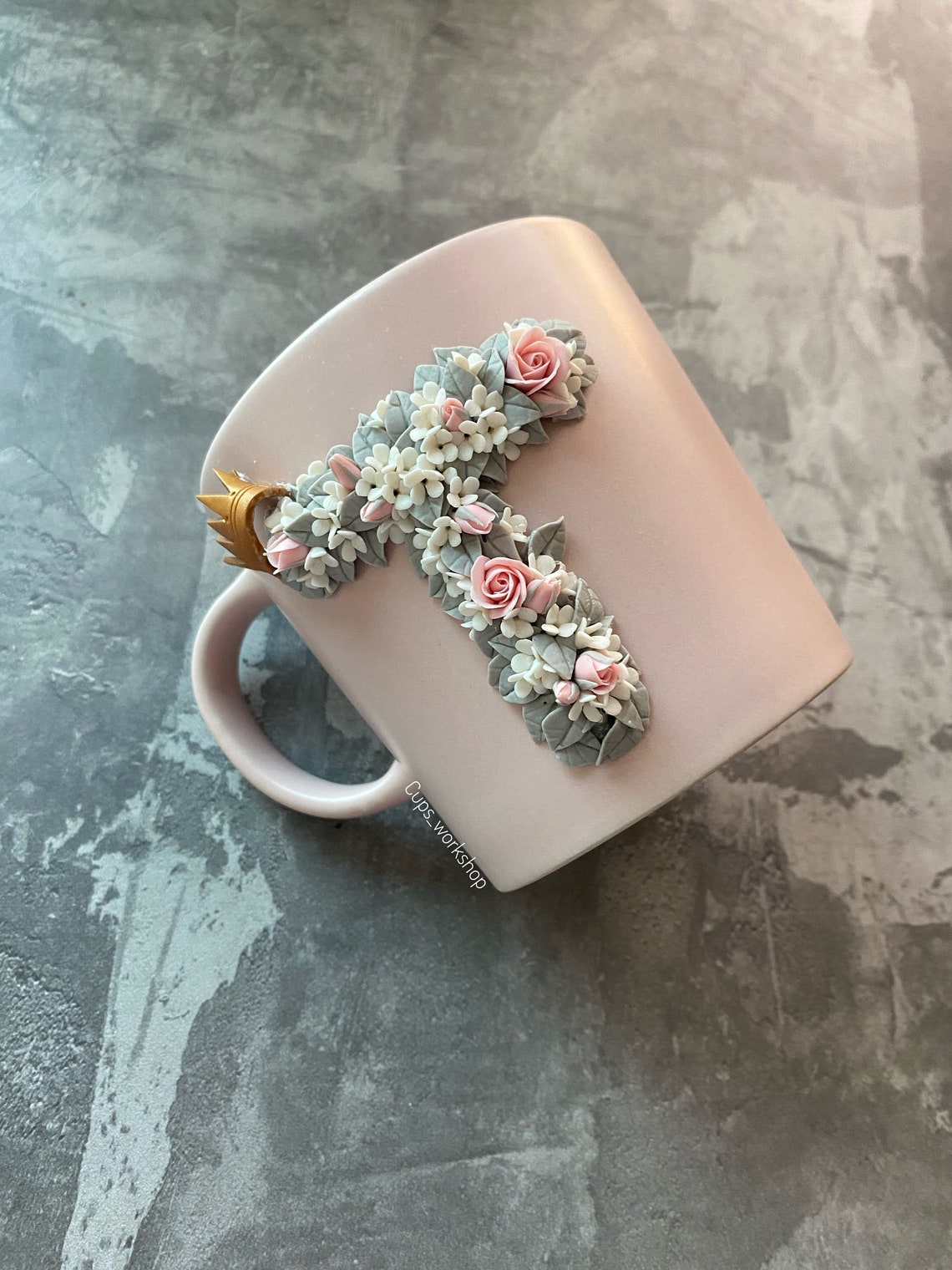 Letter Mug 3D Coffee Cup Character Mug | Etsy