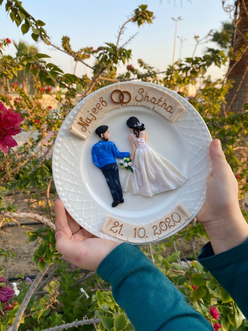 Personalized Wedding Plate Custom Plate Name Plate Occasion | Etsy