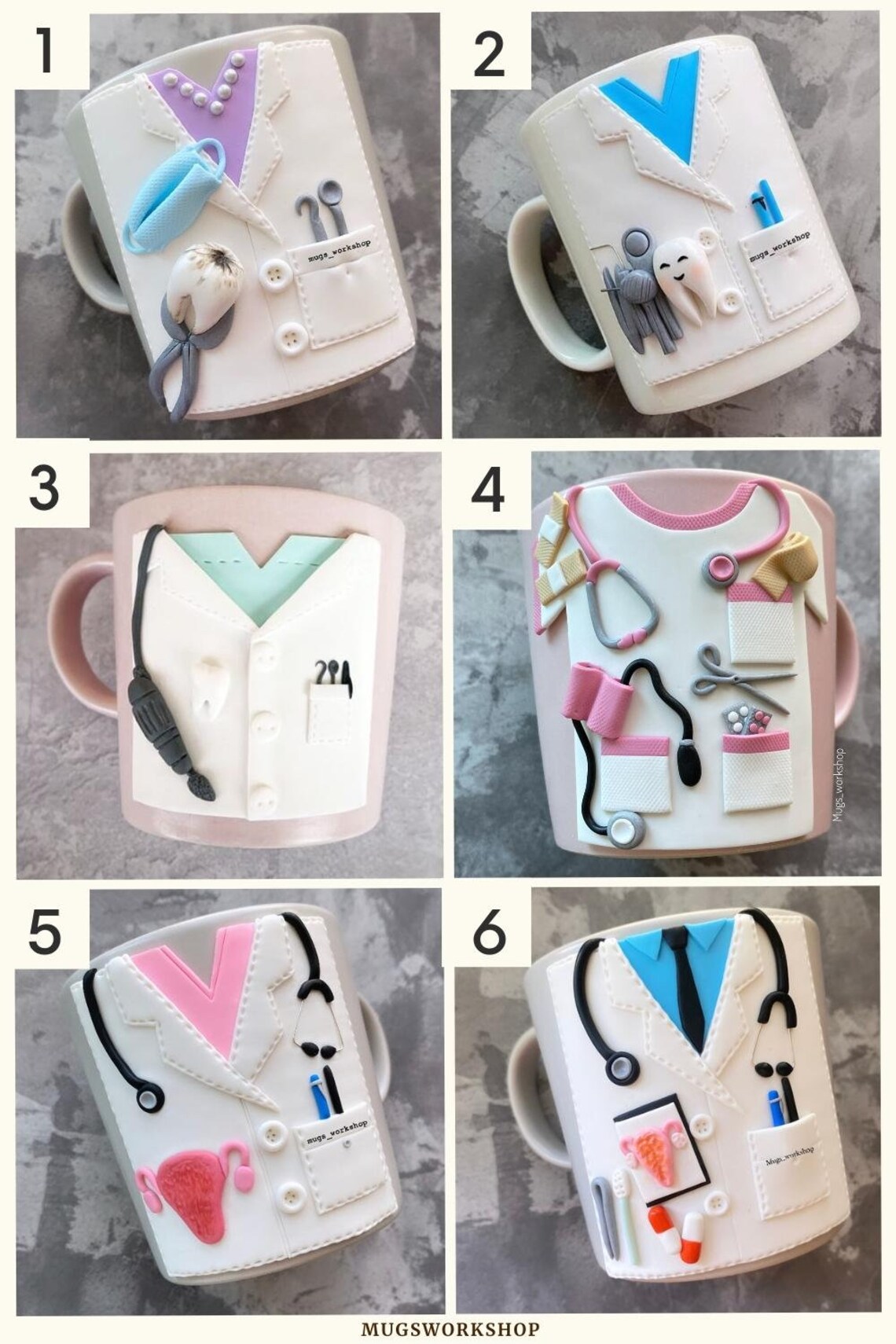 Personalized 3D Doctor Mug. Сustom Doctor Mug With White - Etsy