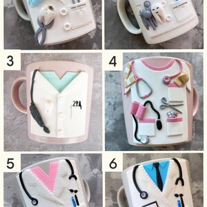 Personalized 3D Doctor Mug. Сustom Doctor Mug With White Medical Coat ...