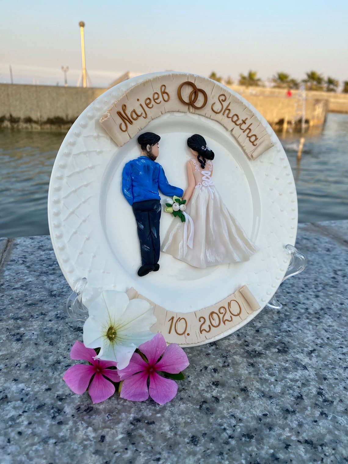 Personalized Wedding Plate Custom Plate Name Plate Occasion | Etsy