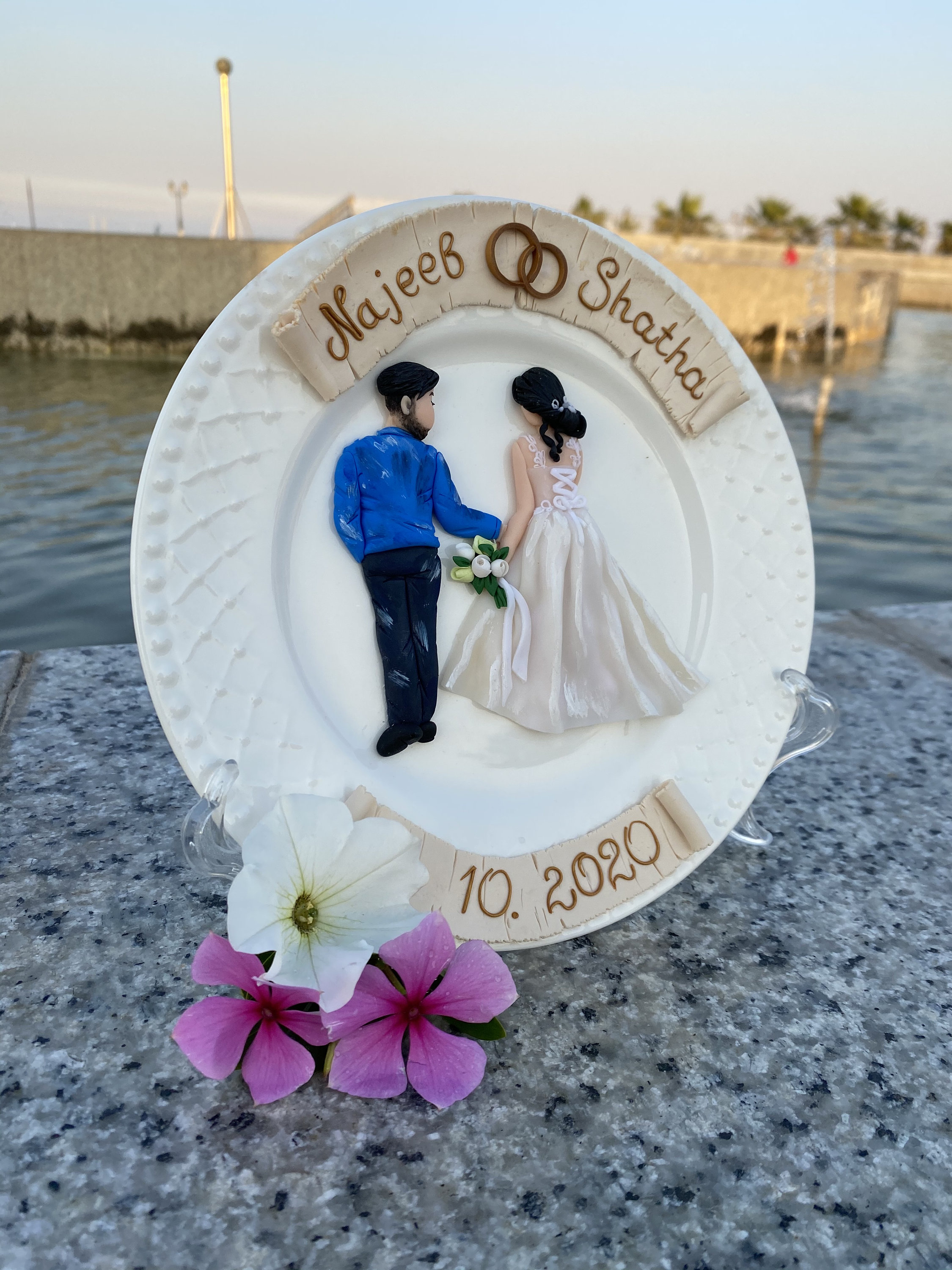 Personalized Wedding Plate Custom Plate Name Plate Occasion | Etsy