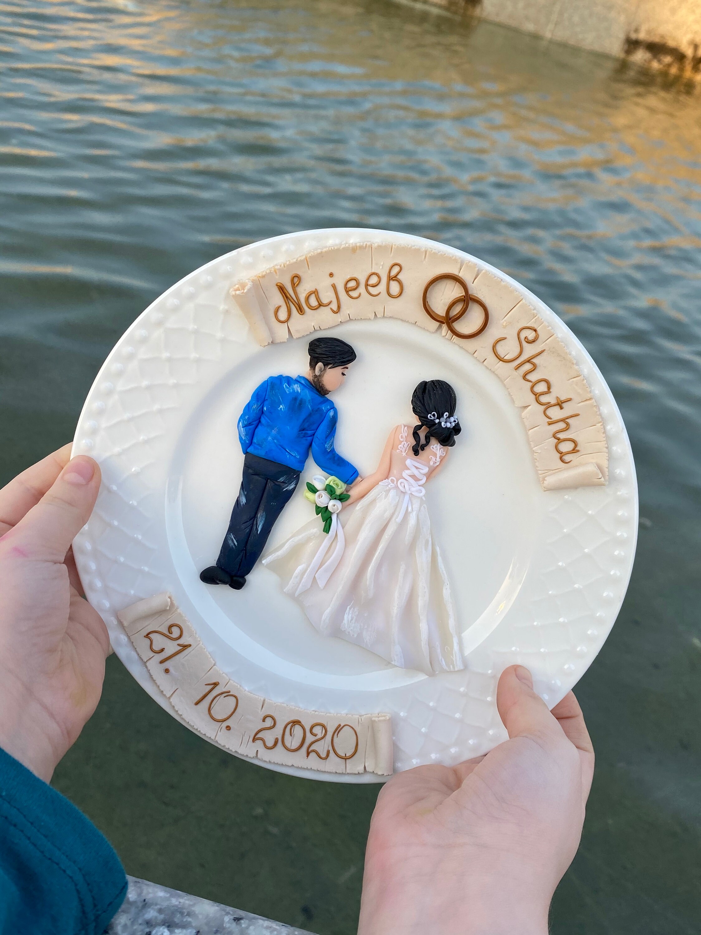 Personalized Wedding Plate Custom Plate Name Plate Occasion | Etsy