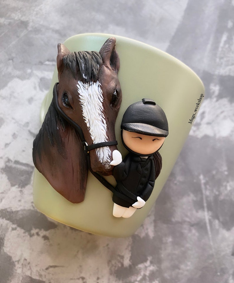 Horse Lady Gift Rider Girl With Horses Personalized Horse - Etsy