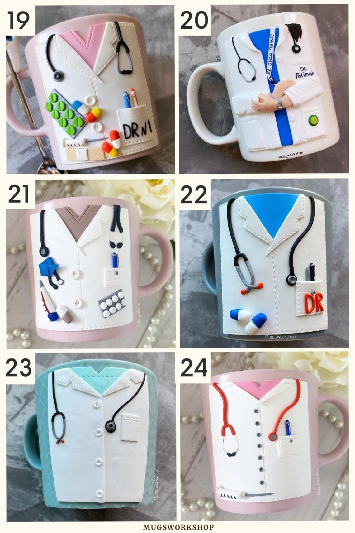 Personalized 3D Doctor Mug. Сustom Doctor Mug With White - Etsy